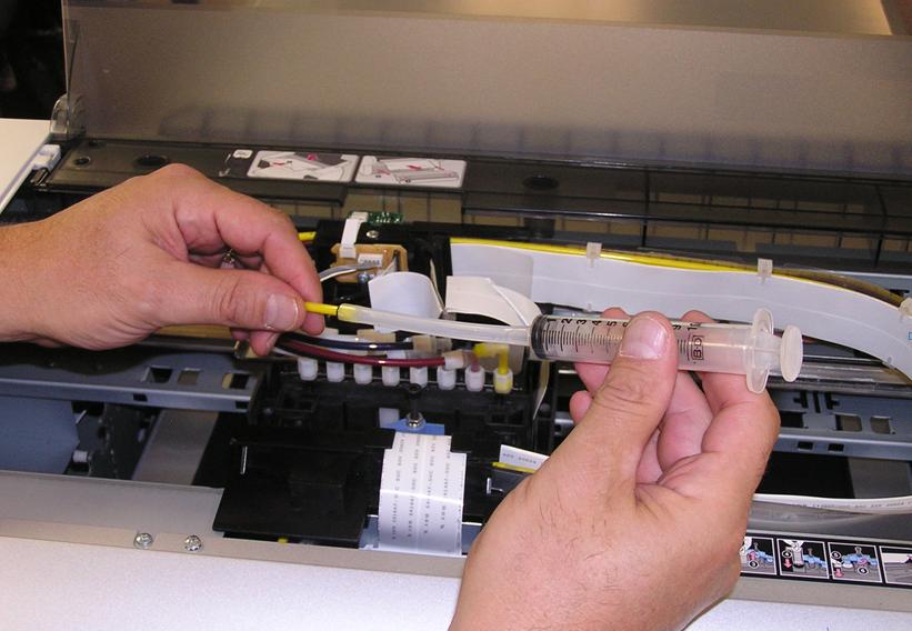 Step 6. Charging the Ink Delivery System