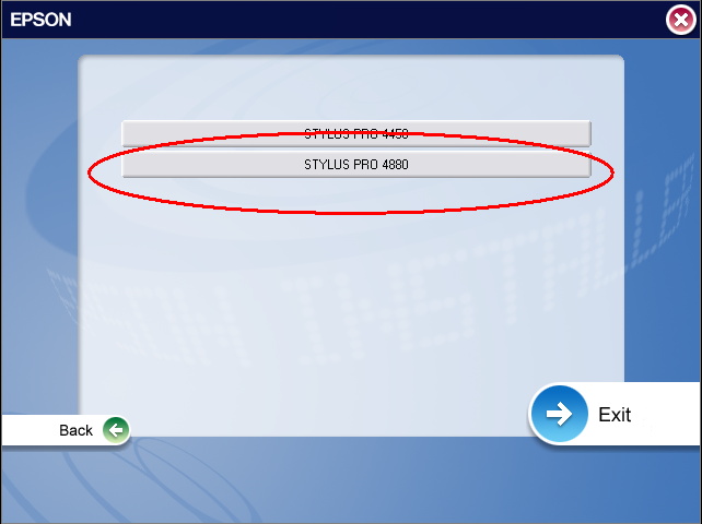 Epson driver installation